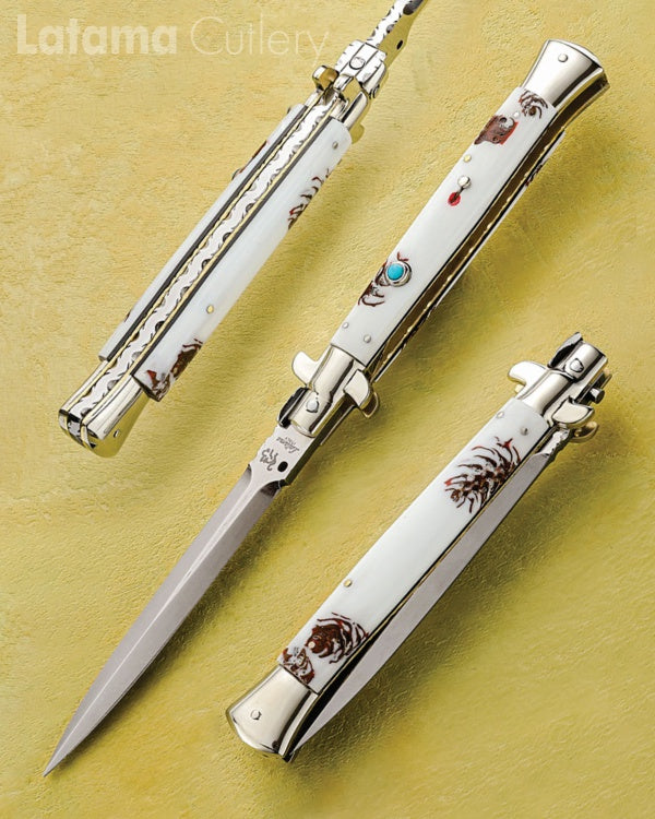 Walt's 28cm CUSTOM Picklock “White Pinecone” Turquoise Insert Release ...